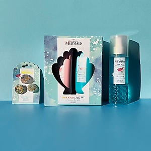 Mad Beauty Disney The Little Mermaid Ariel Hair Clips 3-Pack | Iridescent Seashells | Novelty Beauty, Cosmetic, and Skincare Gifts for Women, Adults, and Kids