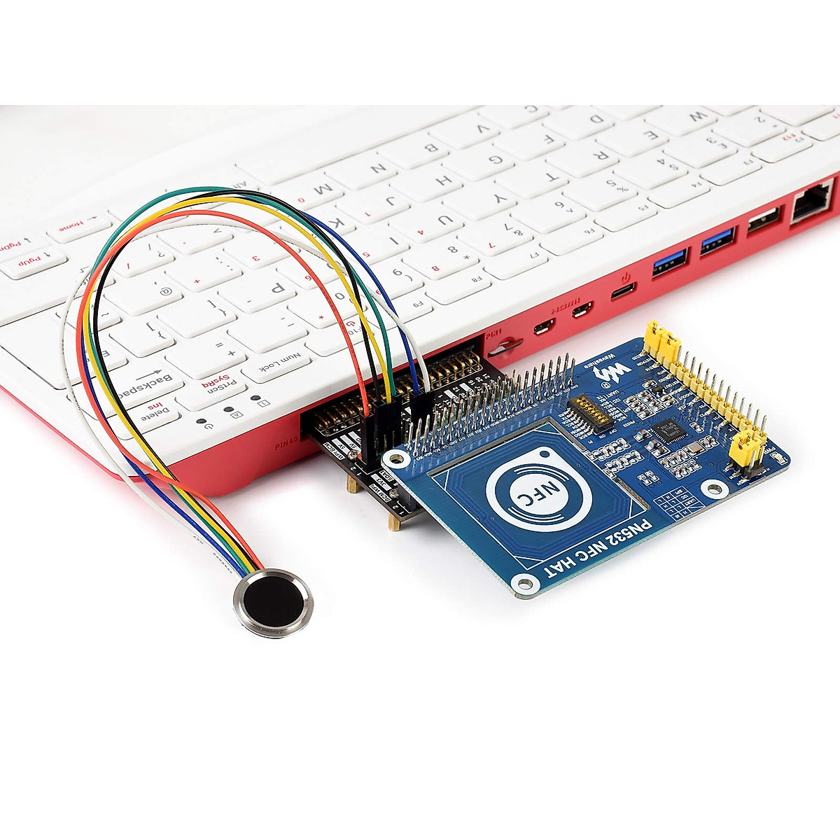 2X 40 PIN GPIO Header Adapter Color-Coded Header Expansion Board for Raspberry Pi 400,Easy Expansion