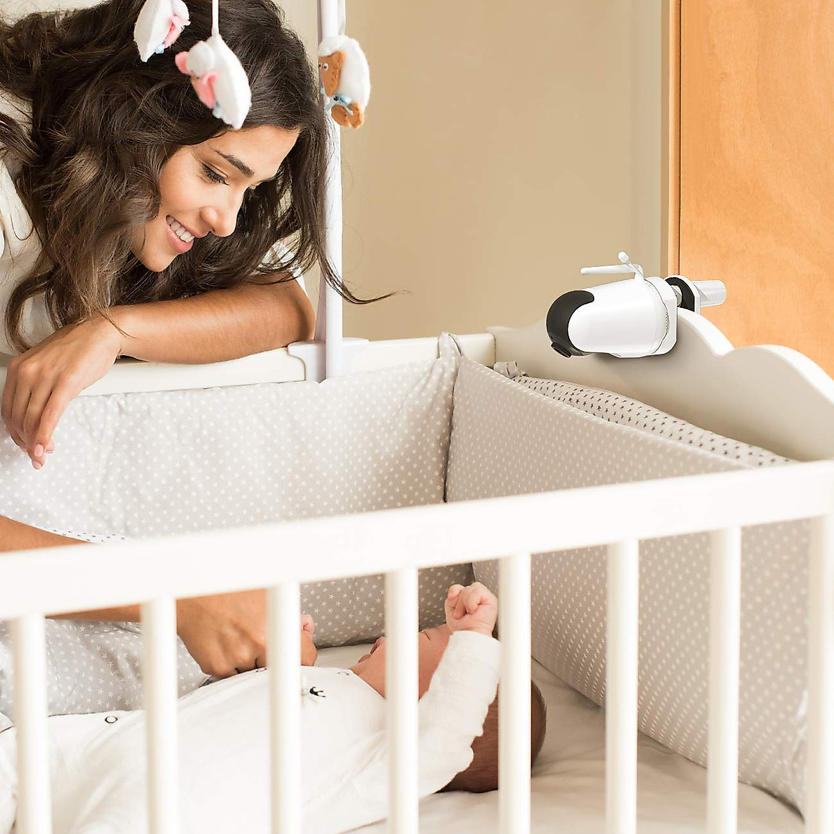 TIUIHU Baby Monitor Crib Mount for Hipp Baby Monitor Camera/VAVA Baby Monitor