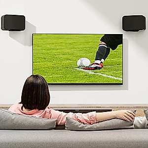 WALI Speaker Wall Mount Brackets for SONOS Play 5 Gen2 (1 Pack, Black)