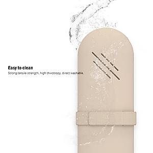 Travel Makeup Brush Holder,Make Up Organizer Bag Case,Cosmetic pouch,Toiletry Organizer,Silicon Small Makeup Brush Purse (Walnut)