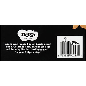Noosa, Yoghurt Vanilla, 4 Ounce, 4 Pack