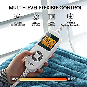 iDOO Heating Pads for Cramps & Heated Blanket Throw