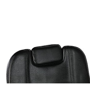 Beautymega Black Hydraulic Pump Styling Chair 360 Degrees Swivel Barber Chair Salon Spa Reclining Beauty Chair