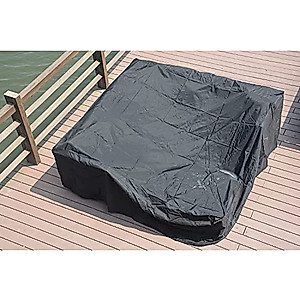Outdoor Patio Furniture Cover for Rectangle Table & Chairs Waterproof Heavy Duty Seater Sofa Cover Extra Large Dustproof Bench Protector (91"x91"x28")
