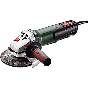 Metabo 6-Inch Angle Grinder | 13.5 Amp | 9,600 RPM | Electronics | Non-locking Paddle Switch | WEP 15-150 Quick