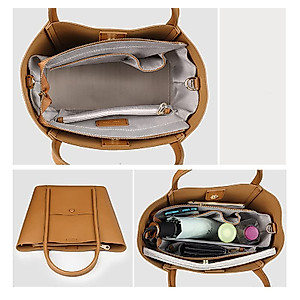 Ladies Large Leather Tote Concealed Carry Studded Shoulder Bag Crossbody Wallet