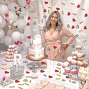 200 Pack Nurse Confetti - Nurse Party Table Decorations for Nursing Medical School Graduation Nurse Week Decor Retirement RN Party Supplies