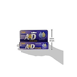 Vitamin A&D Cream Ointment for Diaper Rash and Skin Irritations, 4-ct