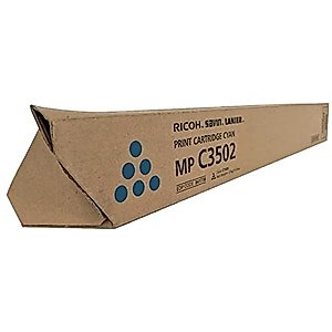 Ricoh MPC3502 Cyan 18000 Page Yield Toner Cartridge for Aficio MP C3502 / MP C3002G Multifunction Printers 841650