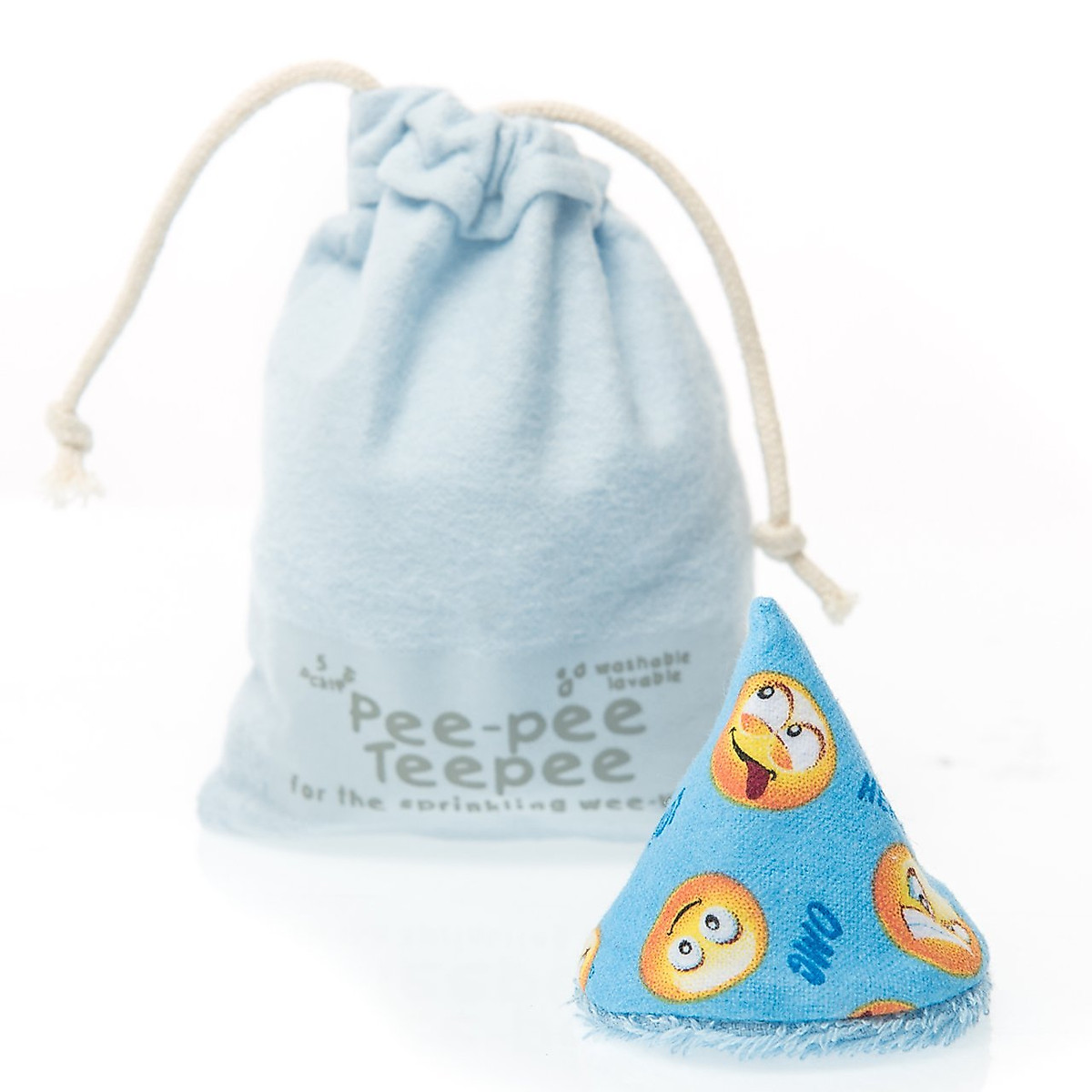 Pee Pee Teepee Emoji with LAUNDRY bag 5 pieces baby boy pee shield babyboy essentials peepeeeteepee baby boy teepee pee shield pee covers