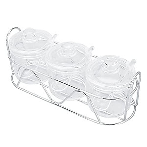 Cabilock Cocktail Shaker Set Mini Containers Spices Set Kithen e Box ondime Se t Sa Bo Stoage Bin with a fo Kithen o Ba Home Mini Containers Spices Set Small Containers