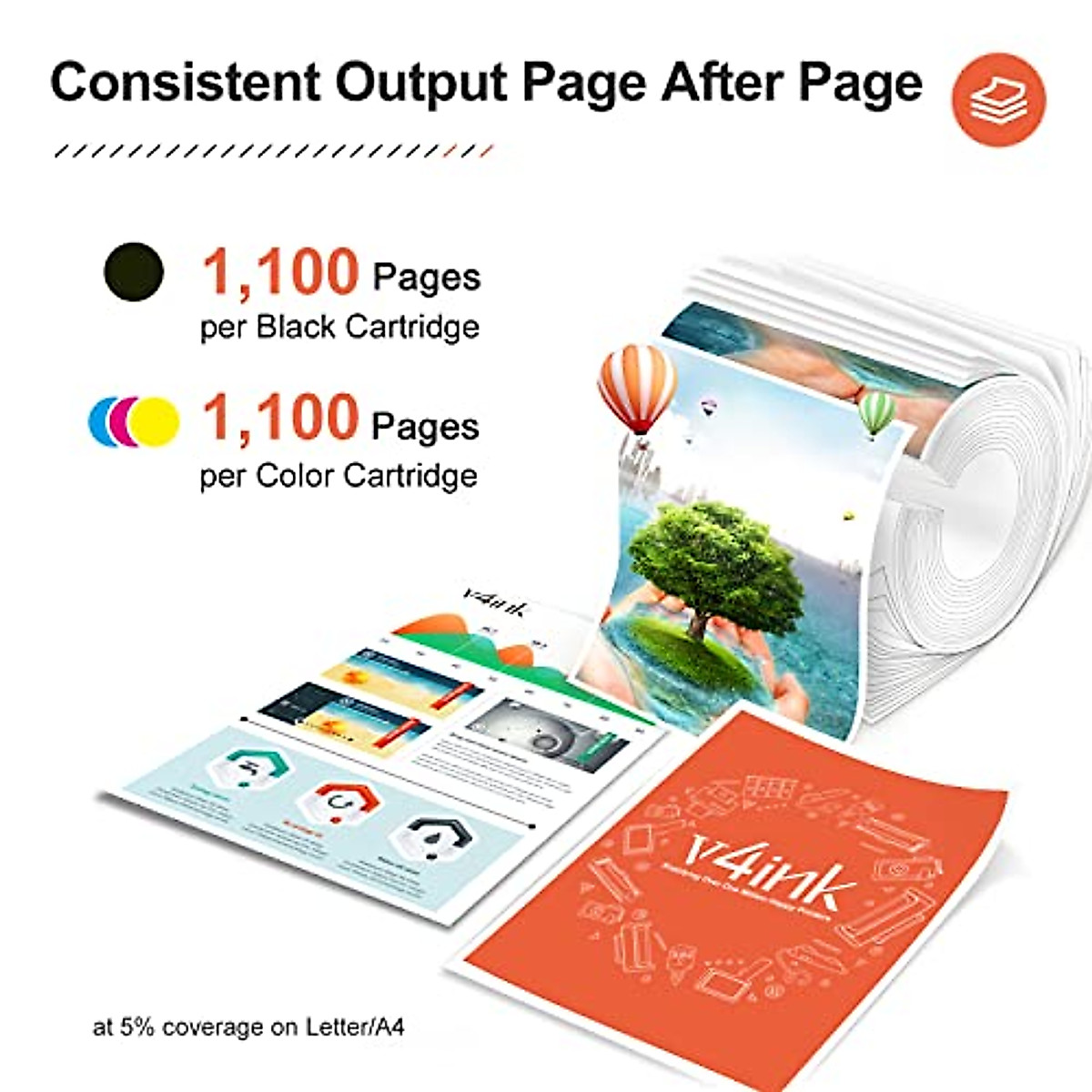 v4ink T812XL Remanufactured Ink Cartridge Replacement for Epson 812XL T812 XL Compatible with Workforce Pro WF-7820 WF-7840 EC-C70 Series Inkjet Printer 4 Packs (Black,Cyan,Magenta,Yellow)