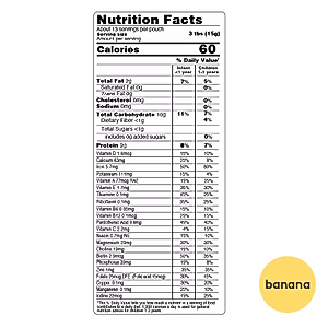 Else Nutrition Baby Cereal Stage 1 for 6 months+, High Iron, Plant Protein, Organic, Whole foods, Vitamins and Minerals (Banana-High Iron, 6 Pack)