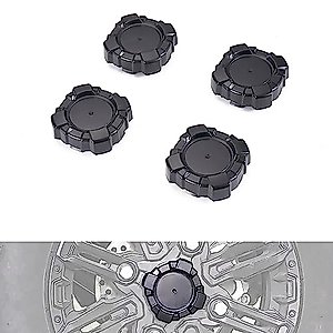 A & UTV PRO Wheel Center Hub Caps for Polaris General 1000 2016-2021/ General 4 1000 2018-2021, Tire Wheel Hub Dust Rim Cap Covers Accessories, Replace OEM # 1522498, Black, 4PCS