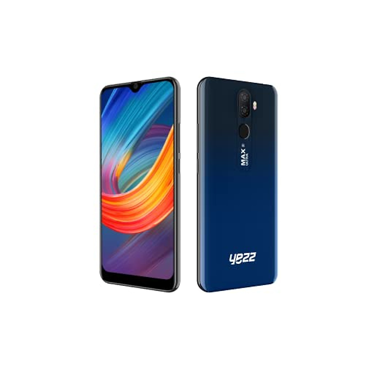Yezz Max 2 Ultra | 2022 | 2/32GB | 13MP Camera + AI Lens | Unlocked smarpthone | 1 Year Warranty in The U.S. (Midnight Blue)