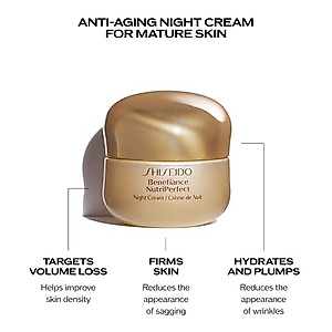 Shiseido Benefiance NutriPerfect Night Cream - 50 mL - Anti-Aging Night Cream for Mature Skin - Improves Look of Wrinkles, Sagging & Dullness