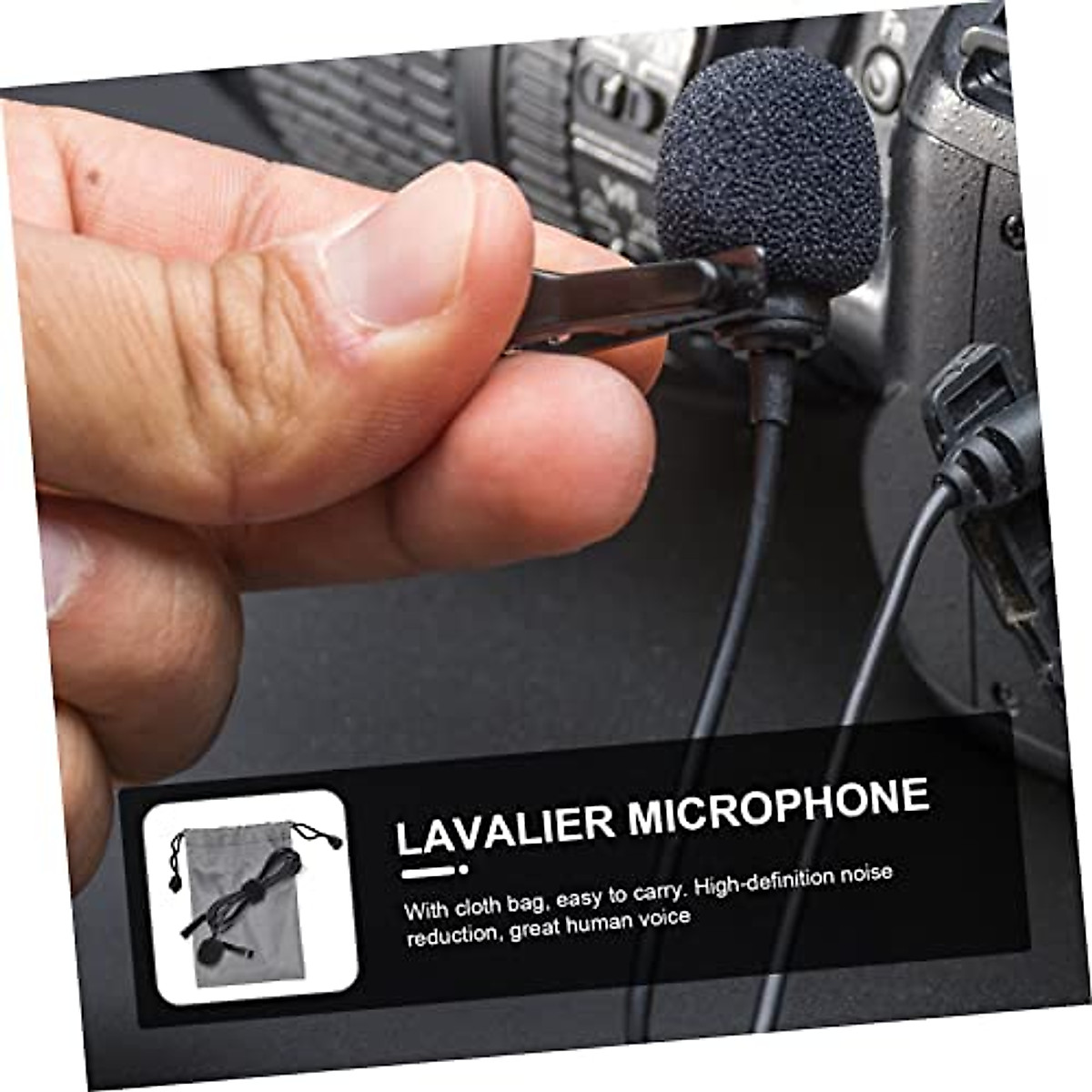 LIGHTAOTAO Microphone USB Wireless Headset Lecture Wireless mic lavalier Lapel mic Video Recording mic Head Headset with mic Recording Mic for Recording Mic Type High Sensitivity Metal
