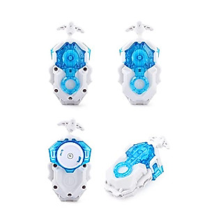 Bey Burst Gyro Toy Set Metal Fusion Attack Top Grip Toy Blade Set Game 2 Top Burst Gyros 2 Two-Way Launcher Great Birthday Gift for Boys Children Kids 6 8 10+