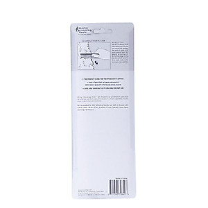 Master Grooming Tools Aluminum Finishing Comb — Versatile Combs for Grooming Dogs, 10", Black