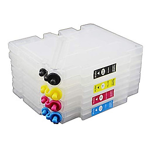 UPink 4pcs Empty refillable Ink Cartridge with one time chip Compatible for Virtuoso Sawgrass SG500 SG1000 Printer