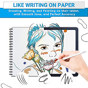 ZOEGAA Paper Screen Protector Compatible with Galaxy Tab S6 Lite 10.4 inch 2024, Matte Samsung S6 Lite Screen Protector Anti-Glare Anti-Blue Light,for Write and Draw on Paper Compatible with S Pen