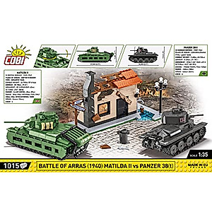 COBI Historical Collection WWII Battle of Arras (1940) Matilda II vs Panzer 38