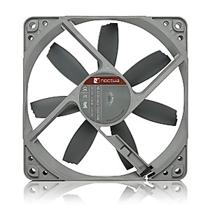 Noctua NF-S12B redux-1200 PWM, High Performance Cooling Fan, 4-Pin, 1200 RPM (120mm, Grey)