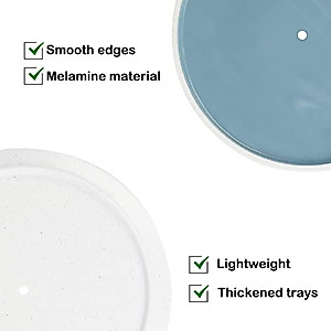 Lucky Will 2 Tier Serving Tray for Ocean Theme Party Cupcake Stand Elegant Platters Tower for Baby Boy Shower Decorations Wedding Seaside Restaurant Holiday Wine Table