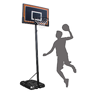 Basketball Hoop,7-10FT Adjustable Portable Basketball Backboard with Stand and Wheels Basketball Stand for Kids Teenagers Adults Outdoor/Indoor