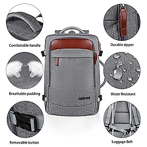 Carry on Backpack, Travel Backpack for Men Women Airline Approved, 50L Extra Large Backpack with 3 Packing Cubes, Expandable Water Resistant Business Luggage Suitcase Overnight Weekender Daypack Bag