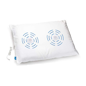 Sound Oasis Amplified Pillow Speakers, 2 Ultra-Thin Hi-Fi Stereo Speakers, Volume Control, Surround Sound for Music, Sleep, Tinnitus Masking, Connects to External Sound Source.