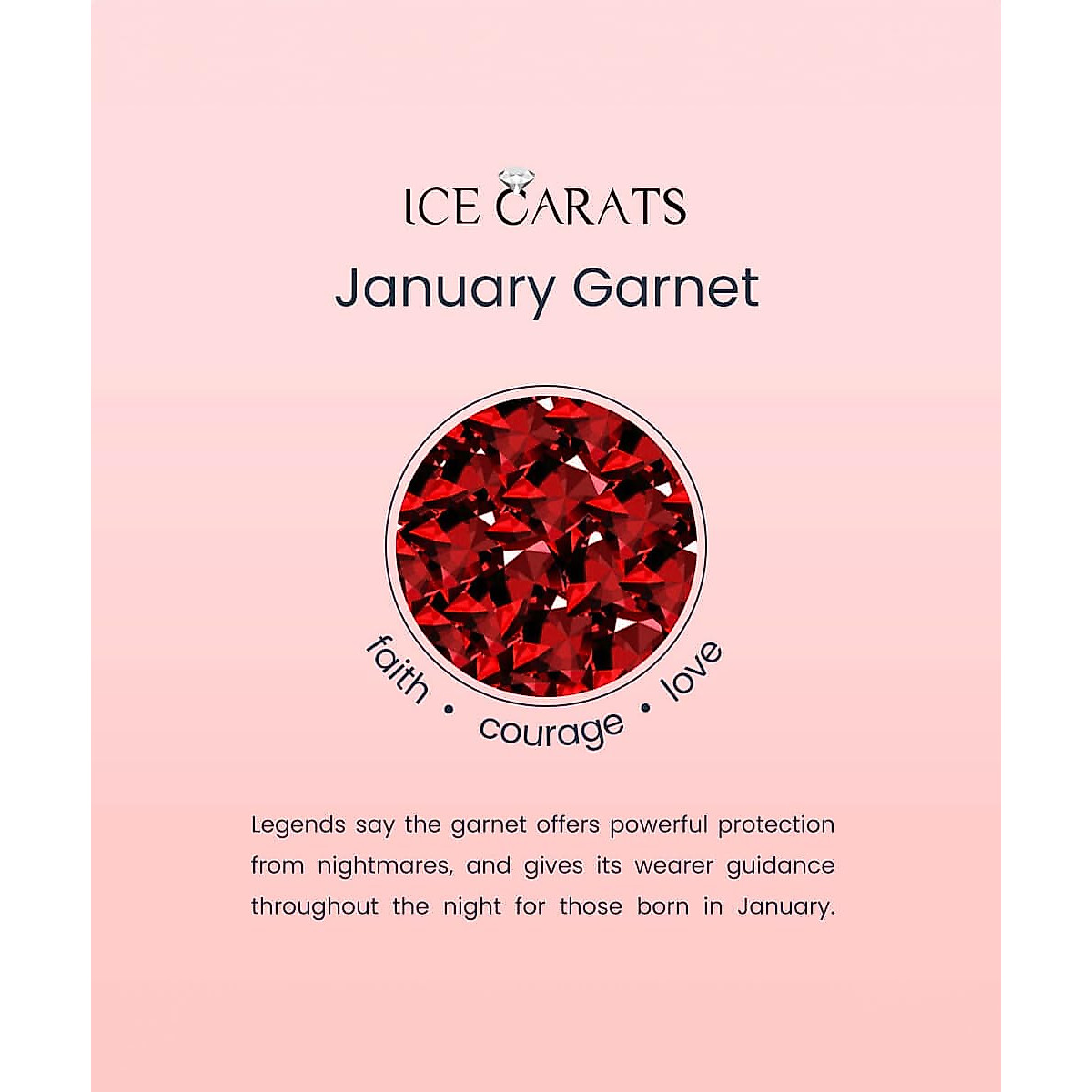 14K Yellow Gold 4mm Red Garnet Studs Gemstone Earrings January Birthstone Jewelry