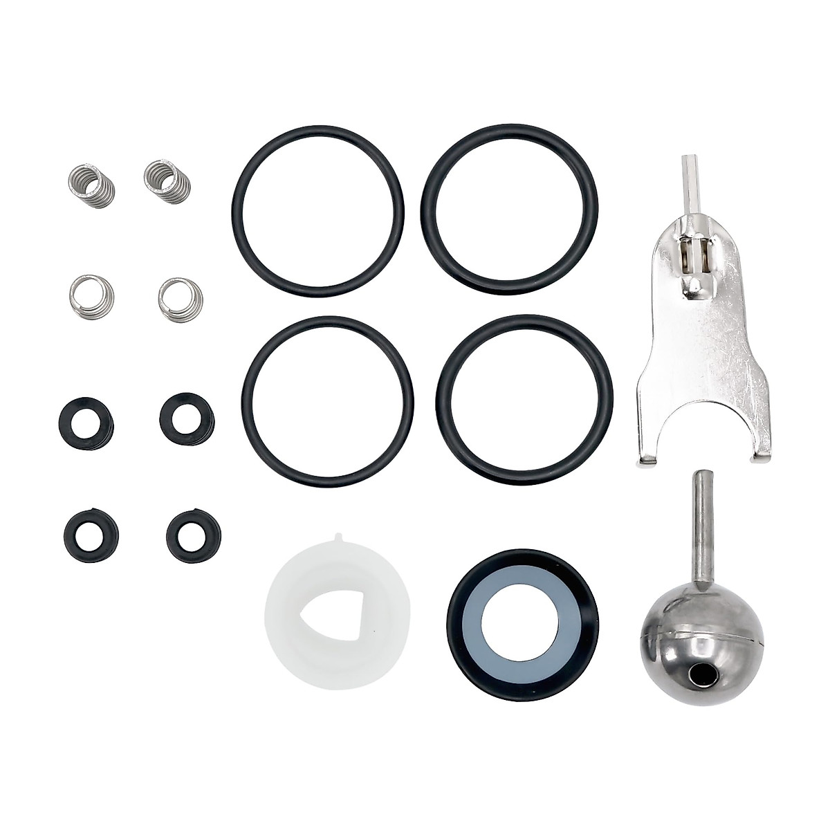 PLBDA01 EvertechPRO fits Delta Faucet Repair Kit Stainless Steel Ball, Tooling Replacement Cam, 4 Pcs O-Rings, Seal Kits, Springs - Compatible with Delta Kitchen Faucet Cartridge