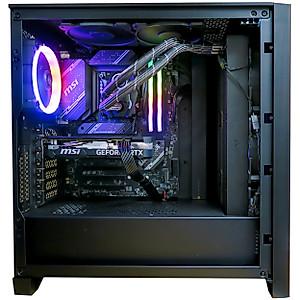CPU Solutions GamerCore Gaming PC RTX 4060 Core i7 13700KF- 32GB DDR5 RAM, 1000GB SSD, Windows 11, RGB Tower (13700KF)