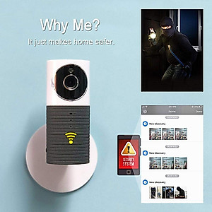 Cleverdog Security IP Camera, TOLEGEND 2nd Generation 120 ° Wide Angle Night Vision Camera Security Wireless Puppy Cam for Phone