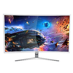 Viotek NB32C 32” LED Curved Computer Monitor – 1920 x 1080p Monitor with 60hz Refresh Rate