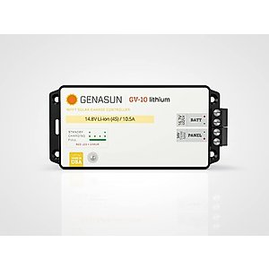 Genasun GV-10-Li-16.7V, 10.5 A MPPT Charge Controller for Lithium (4S Li-ion) Battery