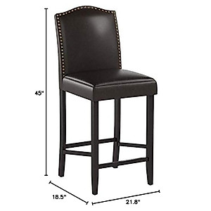 Christopher Knight Home Markson Barstools, 2-Pcs Set, Brown