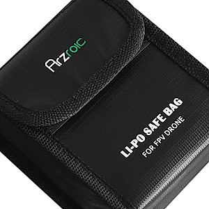 Arzroic Battery Safe Bag Fireproof Case for DJI FPV Drone Accessories Battery Holder Protector