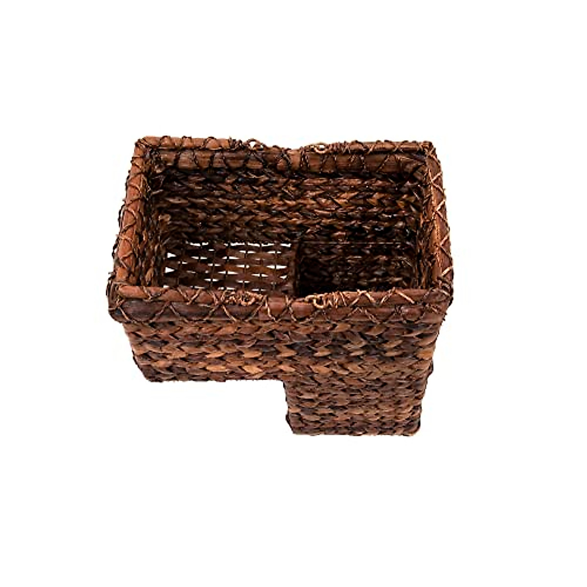 Creative Co-Op Woven BacBac Leaf Stair Basket, Natural