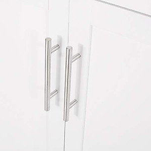 Christopher Knight Home Batavia Kitchen CART, Natural + White