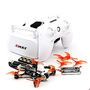 EMAX Tinyhawk 2 Freestyle 2.5 inch FPV Drone for Beginners Ready to Fly RTF Kit 200mw 2s Carbon Fiber Frame 7000KV