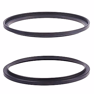 72mm-77mm Step Up Ring(72mm Lens to 77mm Filter, Hood,Lens Converter and Other Accessories) (2 Packs), Fire Rock 72-77 Aerometal Camera Lens Filter Adapter Ring…
