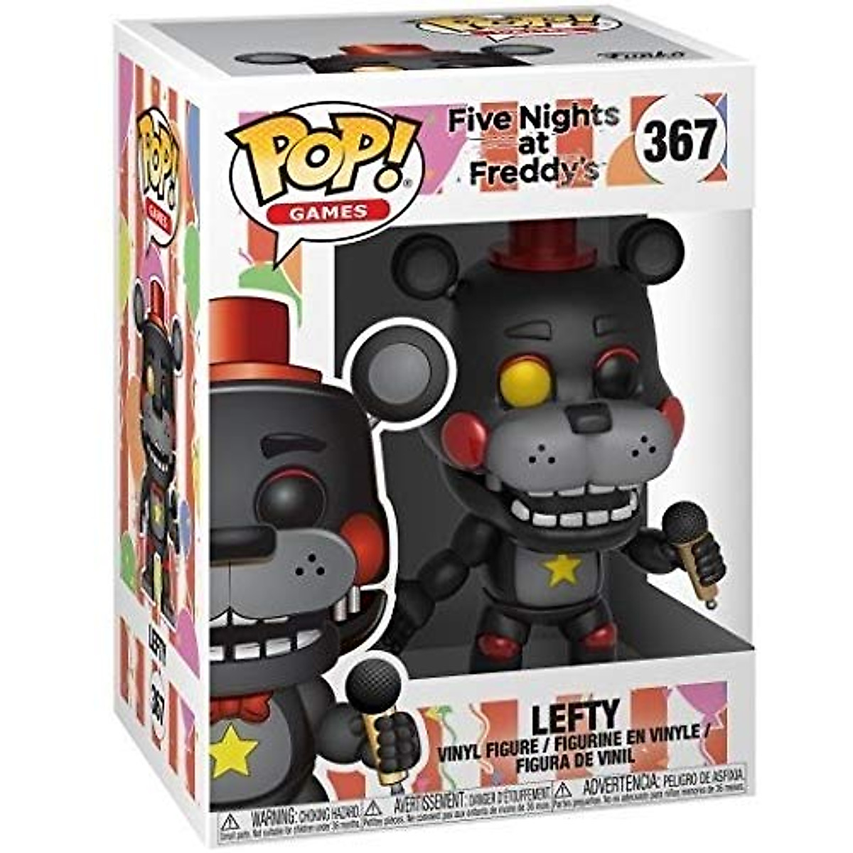 Funko Pop! Games: Five Nights at Freddy's Pizza Simulator - Lefty Vinyl Figure (Bundled with Pop Box Protector Case)