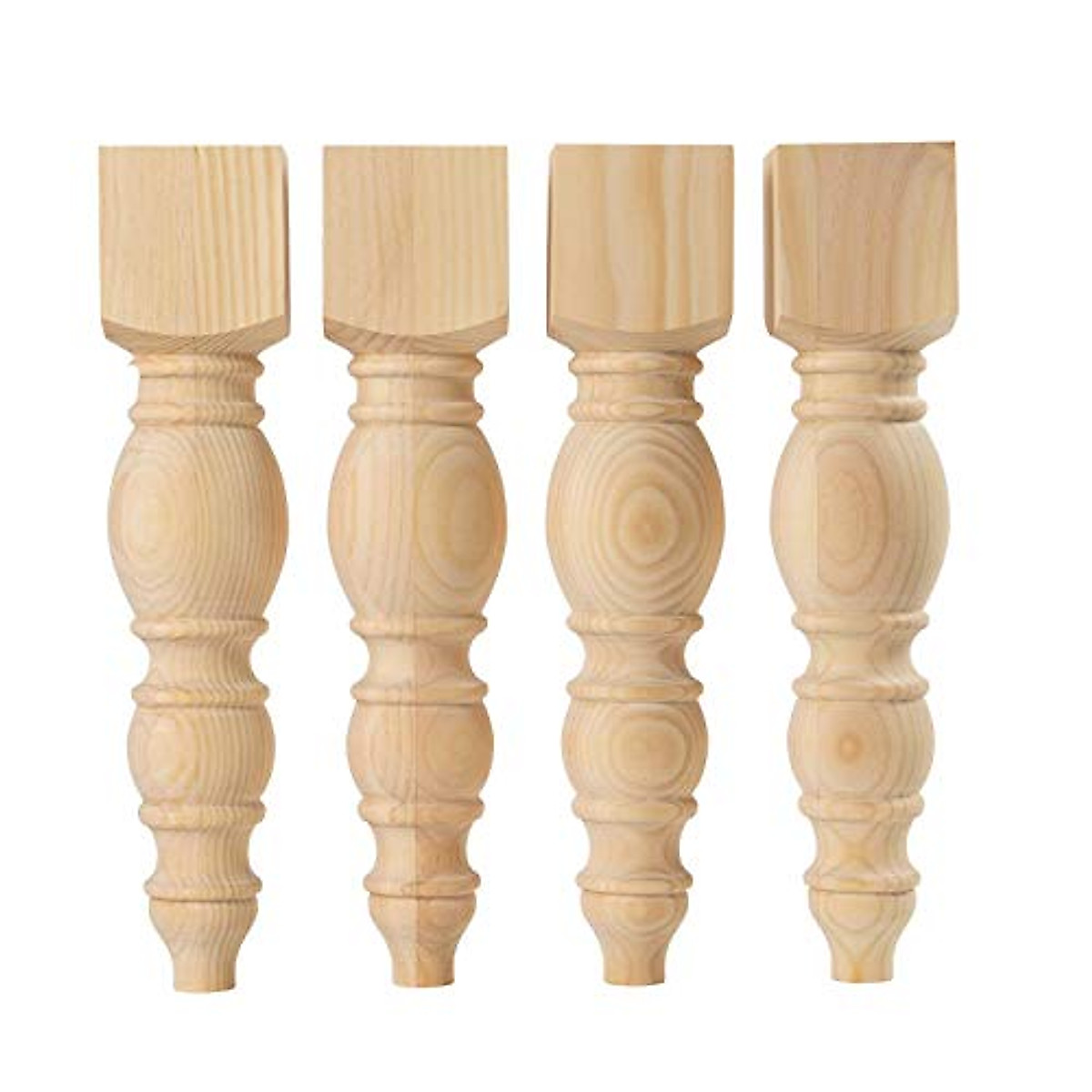 CAROLINA LEG CO. Modern Chunky Bench Legs - Perfect for Coffee Tables - Set of 4 - Made in NC - Dimensions: 3.5" x 16"