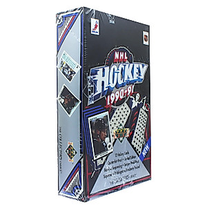 NHL 1990-91 Upper Deck English Low # Hockey Wax Box
