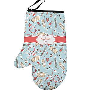 Personalized Nurse Left Oven Mitt