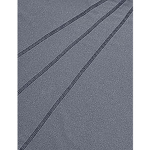 MISS FORTUNE Women's Yoga Tops Short Sleeve Active Wear Dry Fit Shirts Fashion Plus Size Workout Clothing Loose Grey XL