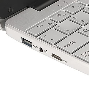 CHICIRIS Laptop Computer, Portable 15.6in Laptop 2K Resolution IPS Screen 16GB RAM for Home (16+512G US Plug)